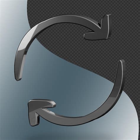 Este é Um ícone De Repetição 3d Lindamente Projetado Com Uma Bela