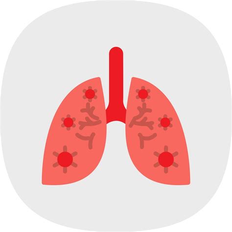 Lungs Infection Vector Icon Design 15817772 Vector Art At Vecteezy