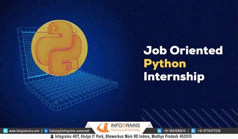 Infograins Training And Consulting Services On Linkedin Pythoninternship Joborientedtraining