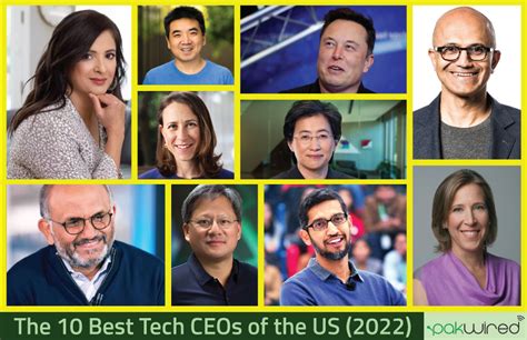 The 10 Best Tech Ceos Of The Us 2023 40 Off