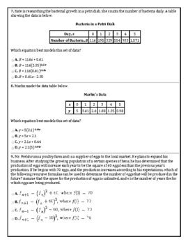 Writing Functions Algebra 2 By Mai D TPT