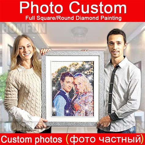 Homfun Pintura Diamante Personalizado Ponto Cruz D Bordado Completo Quadrado Ou Redondo Diy