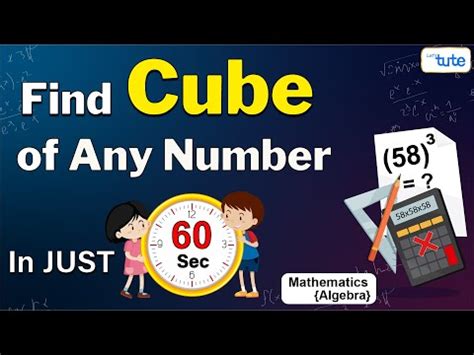 Cube Tricks Find Cube Of Any Number Video Lecture Mathematics Maths Class