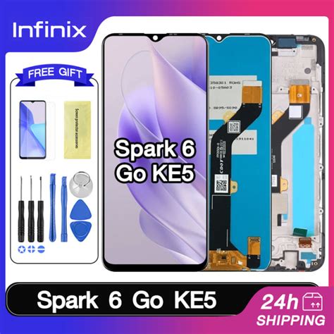 Original LCD For TECNO SPARK GO LCD Display Touch Screen Digitizer