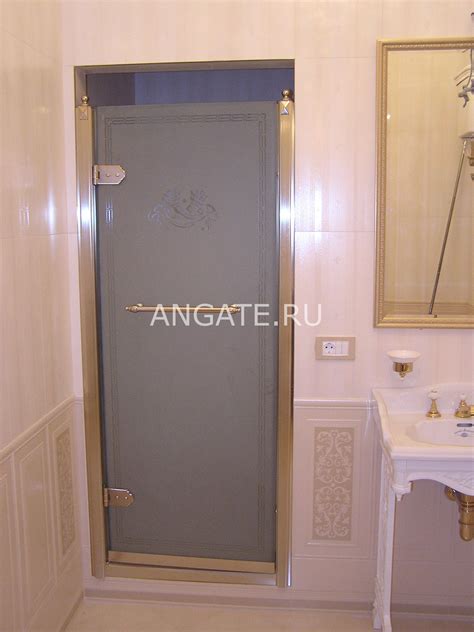Складная стеклянная дверь для душа Angate