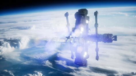 International Space Station Stock Illustration Illustration Of Space