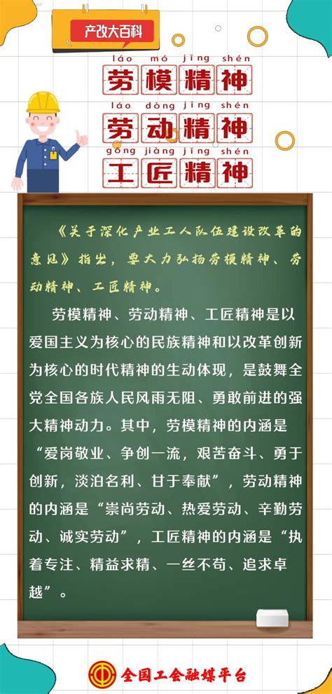 产改大百科｜“劳模精神、劳动精神、工匠精神”是什么？澎湃号·政务澎湃新闻 The Paper