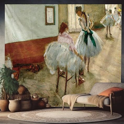Edgar Degas Festmény Művészet Akasztó Gobelin Tánc Balerina Fal
