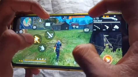 Realme Narzo 20 Pro Free Fire Gameplay Test 4 Finger Claw Handcam M1887 Onetap Headshot Video