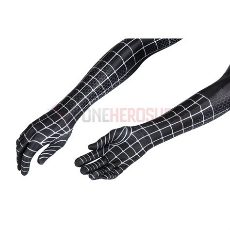 Venom Eddie Brock Cosplay Costume Black Spider Man Suit