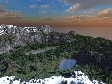 1 18 Minecraft Custom Terrain Map Minecraft Map