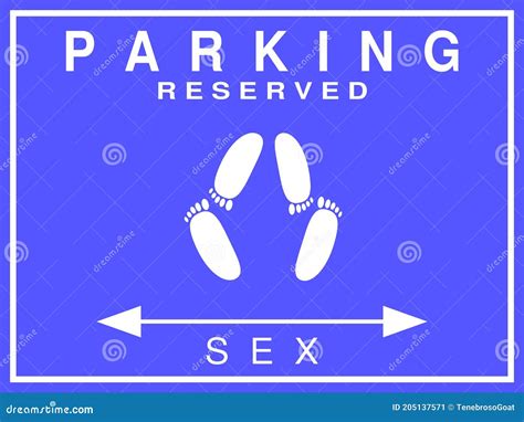 Sex Zone Signaling Arrow Road Sign Parking Area For Sexual