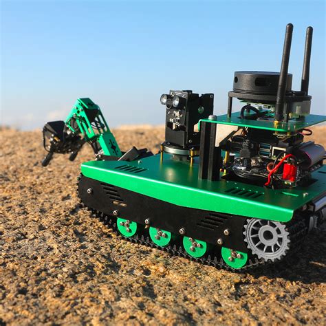jual transbot ros ai vision robot tank kit python programming with