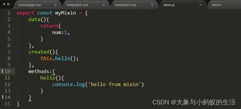 vue mixin的使用 vue mixxins csdn博客