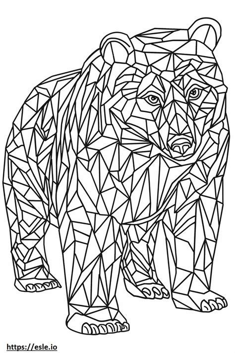 Alusky Happy Coloring Page