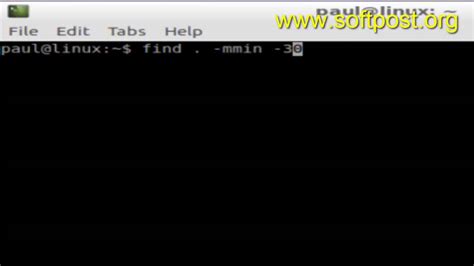 How To Find Files Modified In Last Few Minutes In Linux Youtube