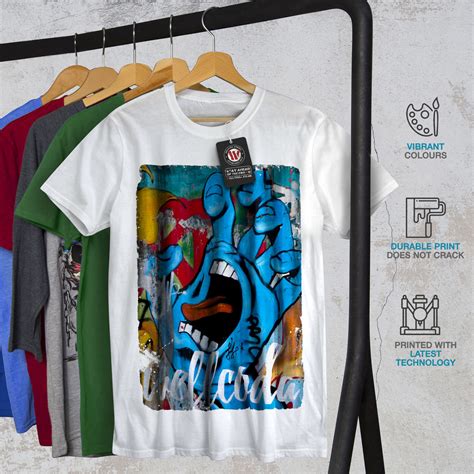 Wellcoda Graffiti Design Mens T Shirt Street Graphic Design Printed