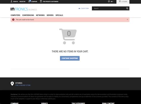 Basket Error Modal Window Cant Be Closed · Issue 1403 · Intershop
