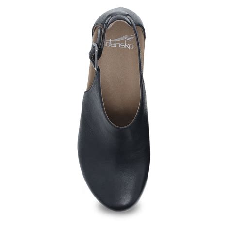 Sassy Black Milled Burnished Dansko