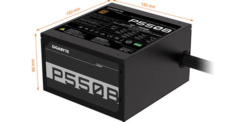 P550B Key Features | Power Supply - GIGABYTE Sweden