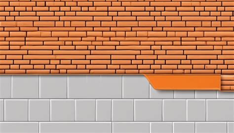 Descarga Muro de ladrillos con parche naranja Fondos En Línea