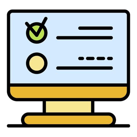 Premium Vector Checkmark Vote Icon Outline Checkmark Vote Vector Icon