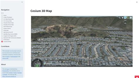 displaying a cesium 3d map in a streamlit web app youtube