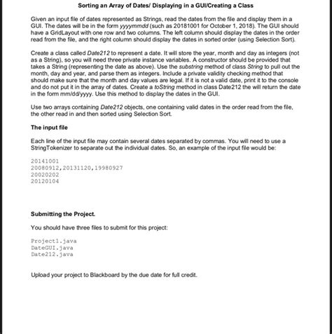 Solved Sorting An Array Of Dates Displaying In A