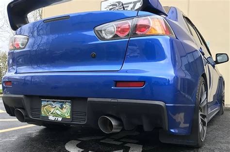 Ets Dual Exit Exhaust With V3 Extreme Muffler For Evo X