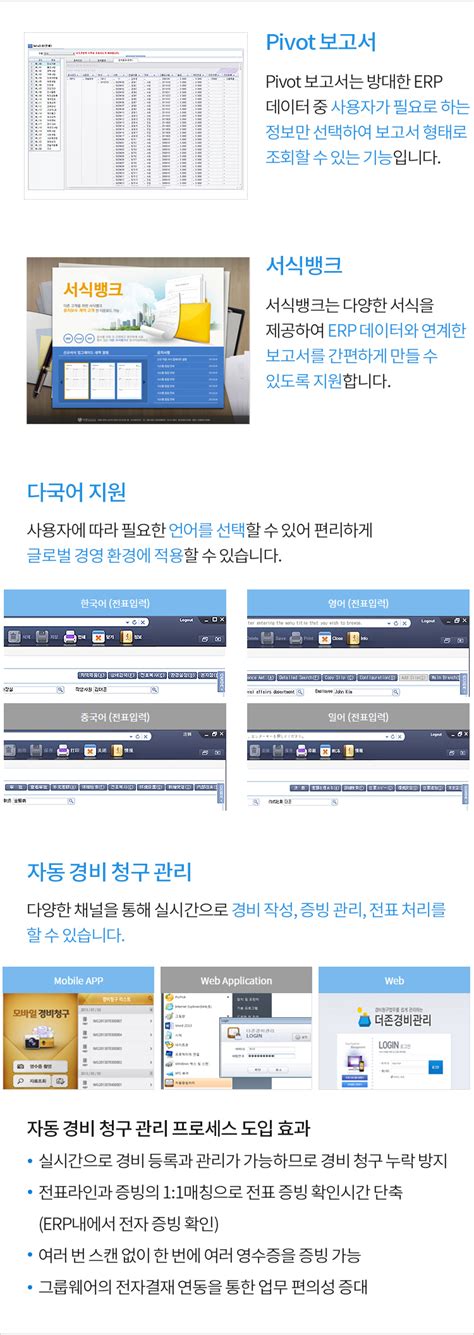 오웬스그룹 제품소개 Erp Iu Erp Iu