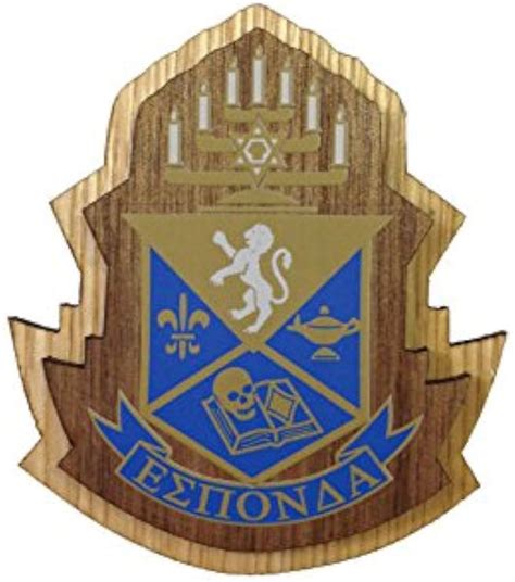 Alpha Epsilon Pi Large Wood Crest Greek Divine And More