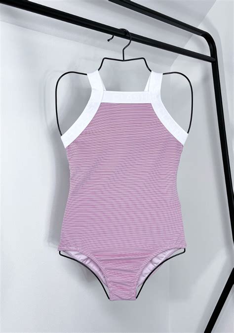 Clash Signature Pink Ribbed Leotard Clash Leotards