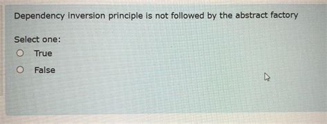 Solved Dependency Inversion Principle Is Not Followed By The Chegg