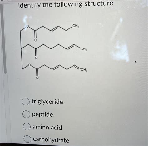 Solved Identity The Following