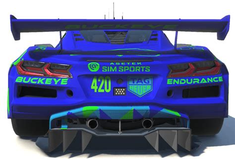 Buckeye Endurance Spa 24 Team Car Chevrolet Corvette Z06 Gt3r By Todd