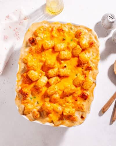 Chicken Tater Tot Casserole Quick Easy Recipe