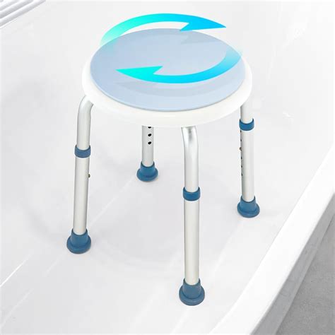 Greenchief Shower Chair For Inside Shower 360 Degree Swivel Shower