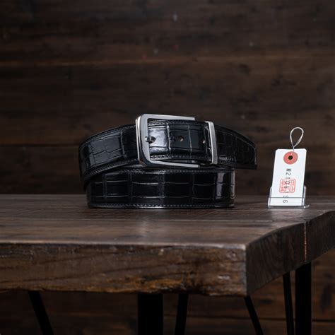 Yahoo オークション クロコダイル メンズ 男 ベルト 本革 レザー 鰐