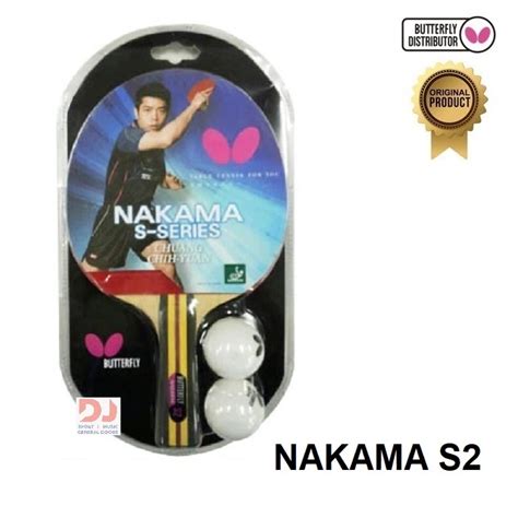 Jual BAT TENIS MEJA PINGPONG BUTTERFLY NAKAMA Shopee Indonesia