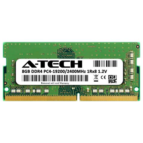 HMA81GS6CJR8N-UH - Hynix Equivalent RAM 8GB 1Rx8 PC4-19200 SODIMM DDR4