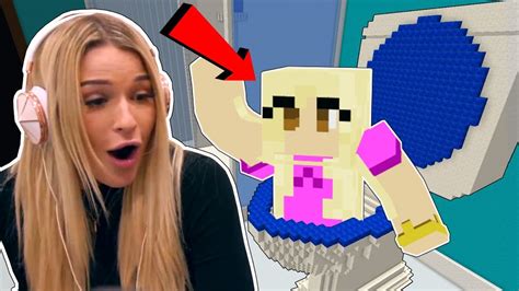 Minecraft NOOB PLAYS HER FIRST MINECRAFT MAP YouTube