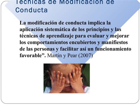Técnicas De Modificación De Conducta