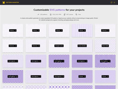 Web App To Generate Fully Customizable Svg Patterns Made With Svelte And Sapper Rsveltejs