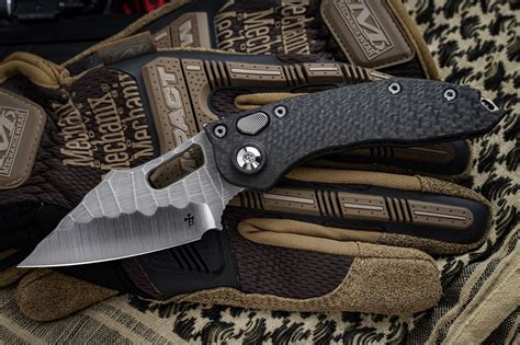Marfione Customborka Blades Stitch Automatic Carbon Fiber 375