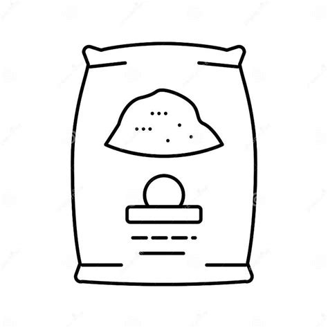 水泥袋线图标矢量图插图 向量例证 插画 包括有 房子 背包 具体 基础 增强 管道 范围 241960911
