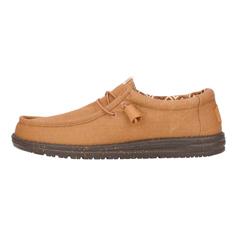 Murdochs Heydude Mens Wally Stretch Canvas Nut Shoe