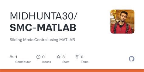 GitHub MIDHUNTA30 SMC MATLAB Sliding Mode Control Using MATLAB