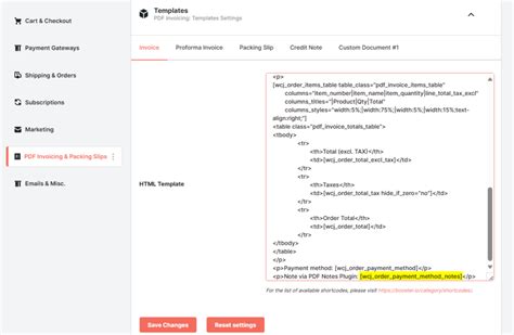 Gateways Pdf Notes For Woocommerce Booster For Woocommerce
