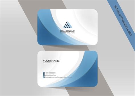 Premium Vector Abstract Modern Business Card Template