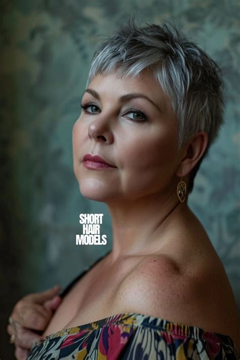 Trendy Plus Size Short Hairstyles For Women Over 50 And Overweight In